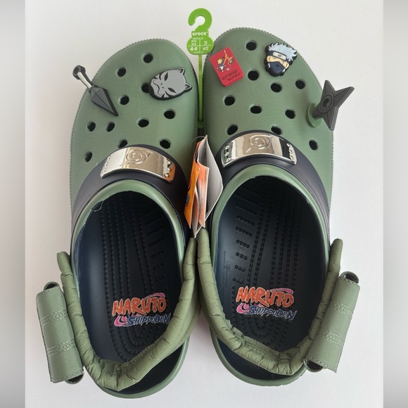 CROCS | Shoes | Crocs Naruto Shippuden Anime Classic Clog Green Men ...